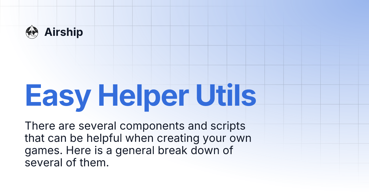 Easy Helper Utils | Airship